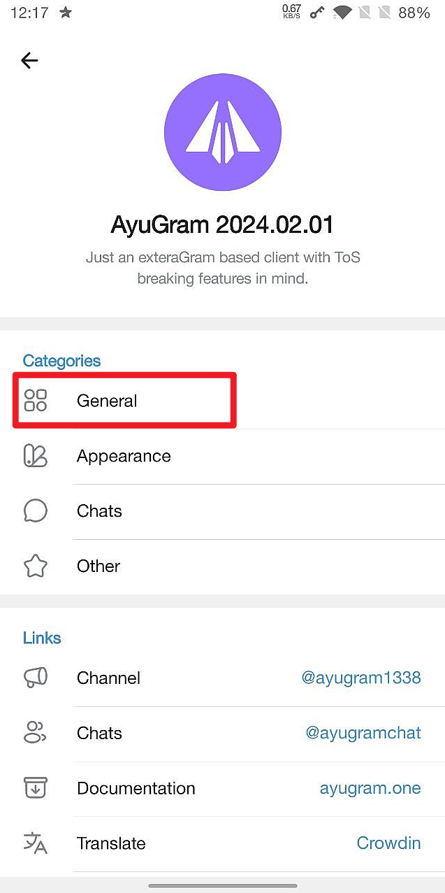 TG不限速看片 用AyuGram